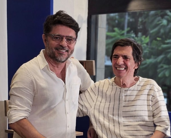 Maurício Azeredo e Paulo Alves celebram reedição da 'Cadeira do Avesso'