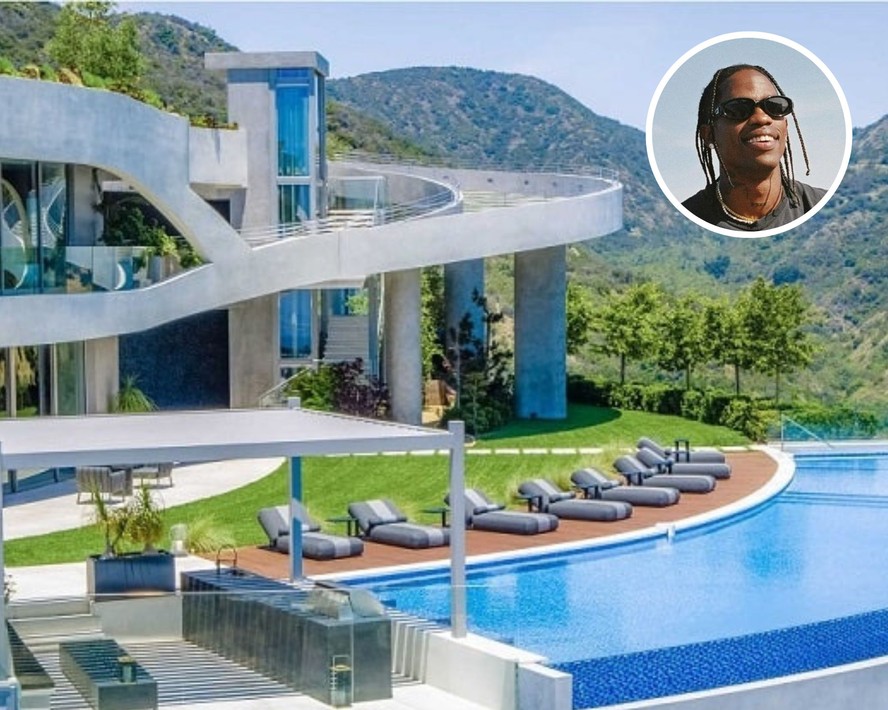 Veja detalhes das mansões luxuosas e impressionantes do rapper Travis ...