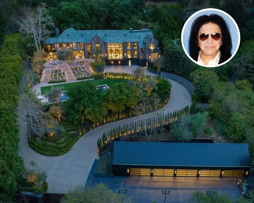 Antiga mansão de Gene Simmons, vocalista da banda Kiss, é reformada e ...