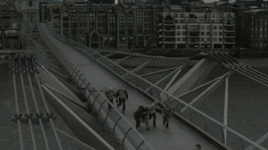 harry potter millenium bridge