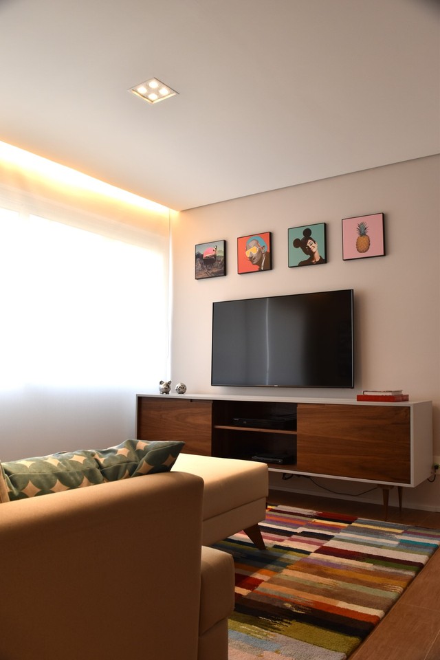 Parede de TV da sala: 50 projetos com diversas ideias de decoração ...