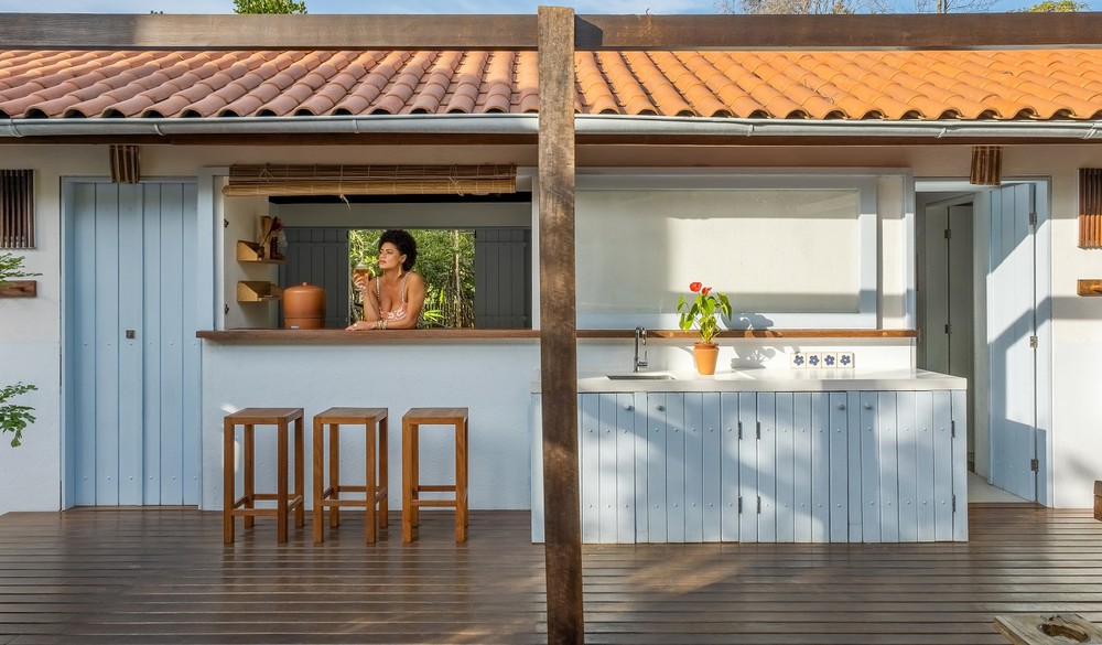 Decoração simples de área externa: 20 ideias charmosas para renovar o ...