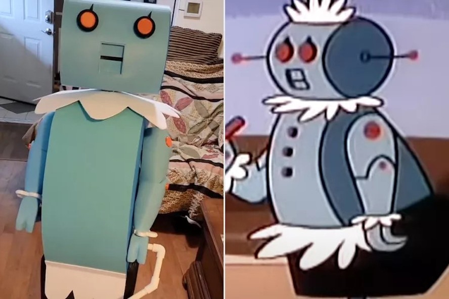Réplica 'fofa' de Rose, a robô dos Jetsons, limpa a casa de verdade e ...