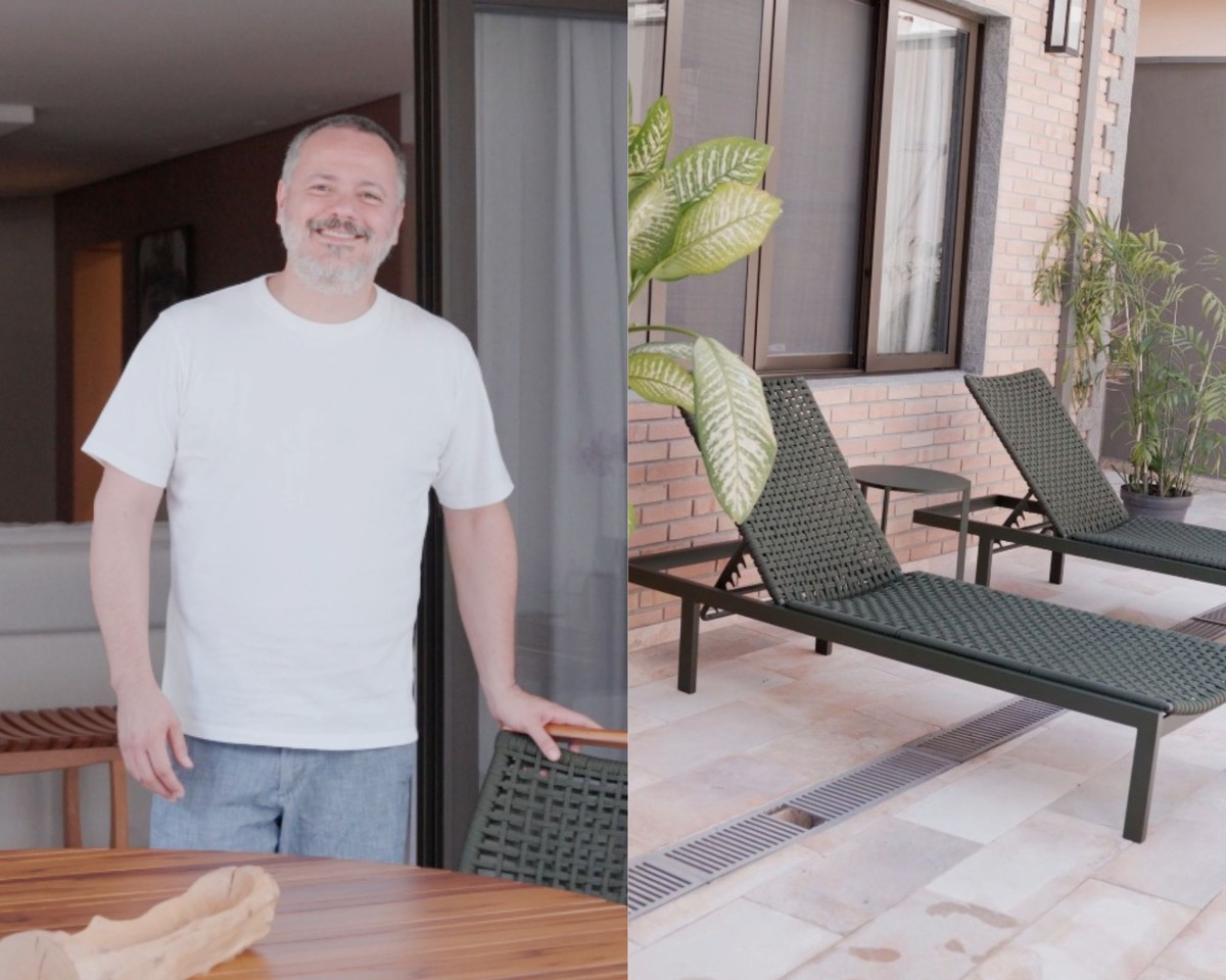 Danton Mello reforma área externa de sua casa e destaca conexão com a ...