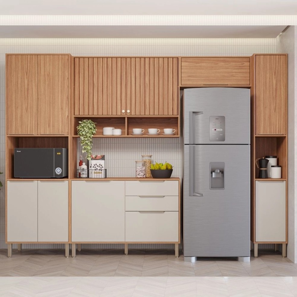 Armários para cozinha: 10 modelos para substituir o tradicional branco