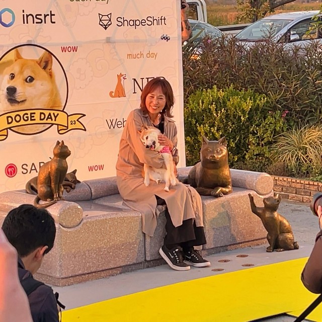 Kabosu, a cadela que inspirou meme, ganha estátua em sua homenagem no ...