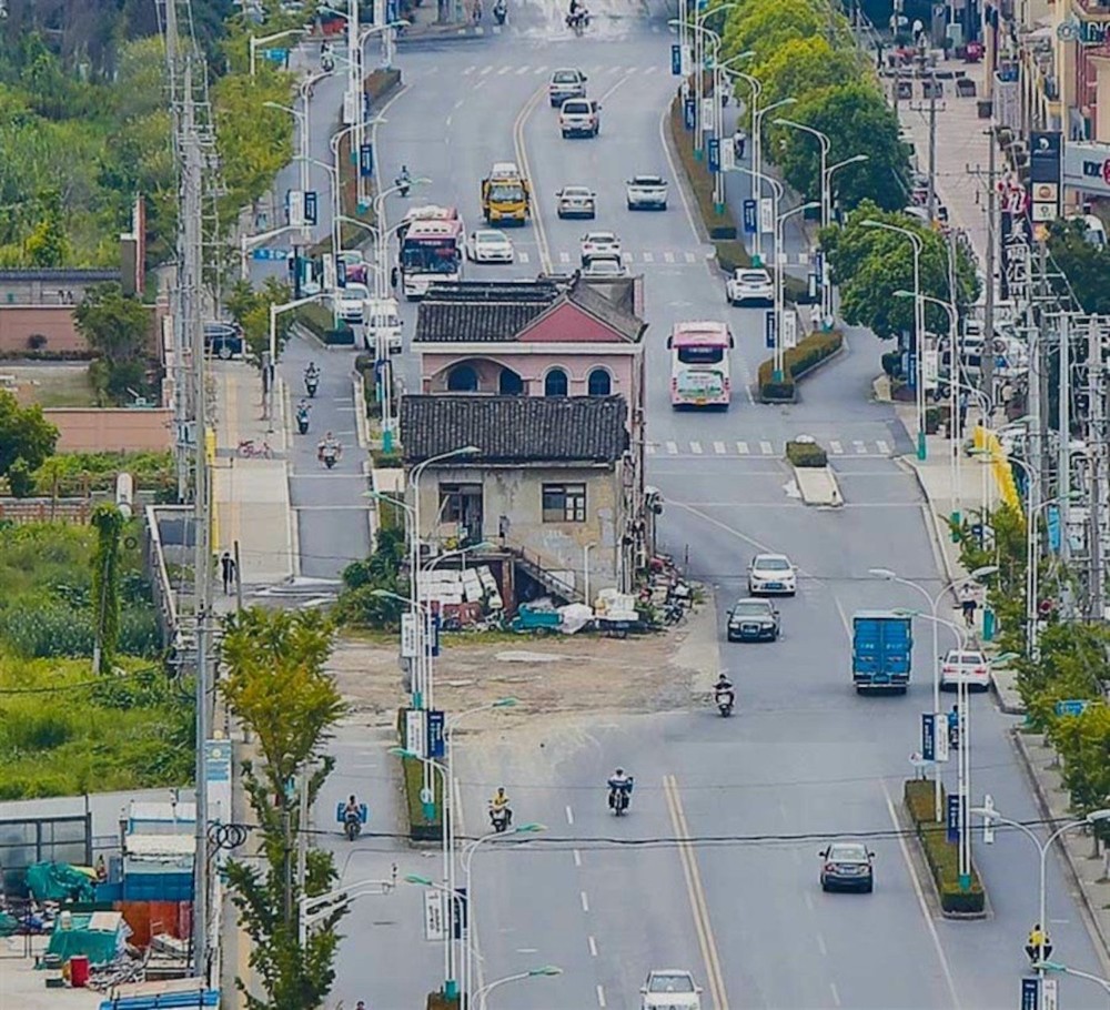 As famosas 'casas-prego' chinesas impressionam pela resistência e história