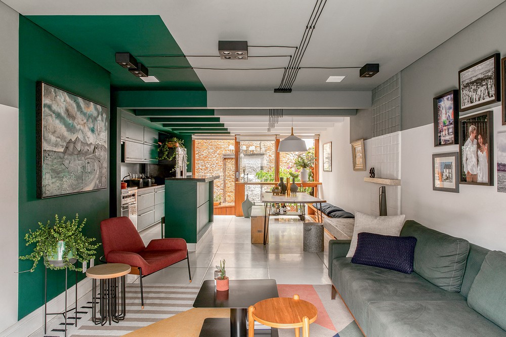 Decoração de sala verde: 16 projetos inspiradores com a cor que é tendência
