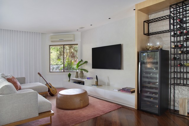Parede de TV da sala: 50 projetos com diversas ideias de decoração ...