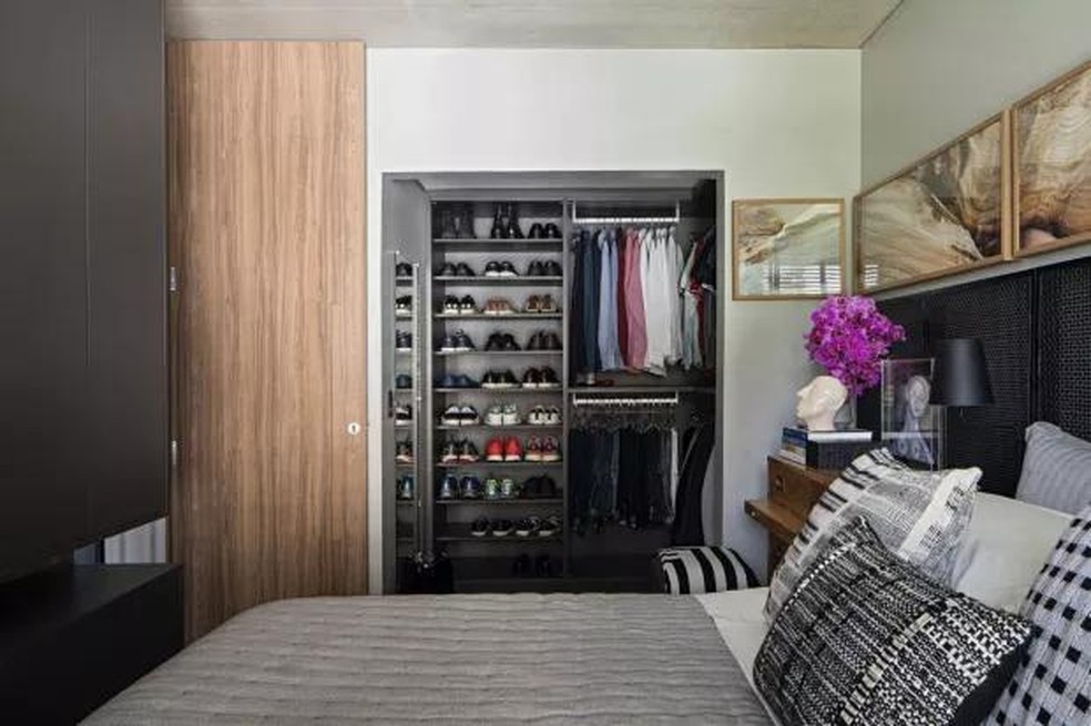 Mini closet: 10 projetos com boas soluções para pequenos espaços ...