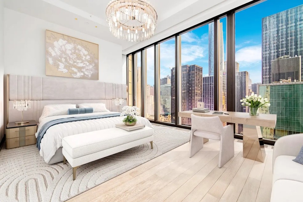 Apartamento de luxo na torre mais estreita de Manhattan está disponível ...