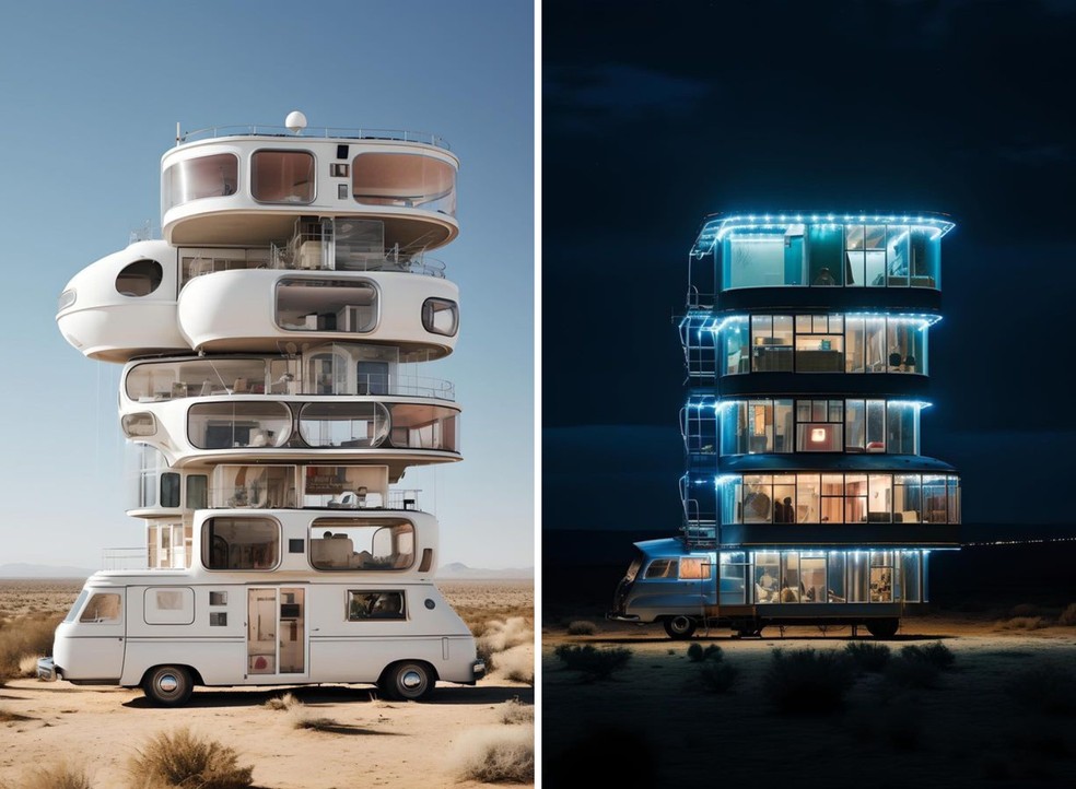 Motorhomes criados via IA surpreendem com mais de 5 andares e design ...