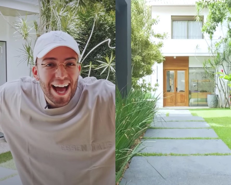 Lucas Rangel faz tour pela sua nova mansão com decoração minimalista e ...