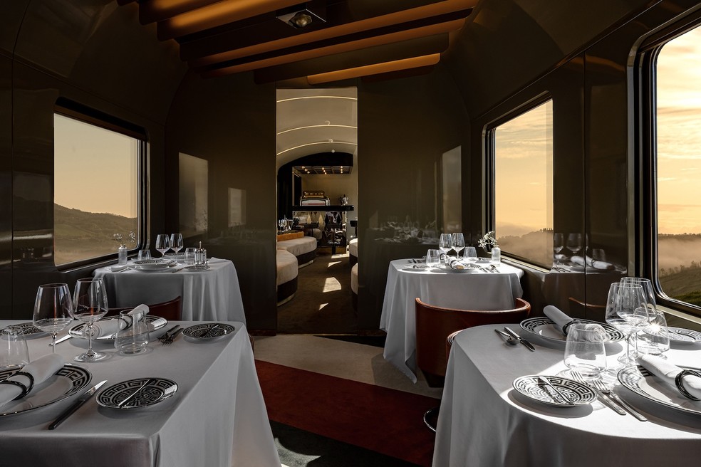 Icônico e luxuoso Expresso do Oriente faz sua viagem inaugural na Itália