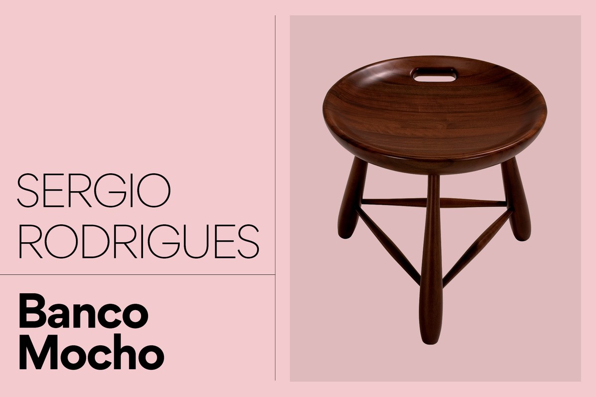 A história do banco 'Mocho', criado por Sergio Rodrigues | Design | Casa e Jardim