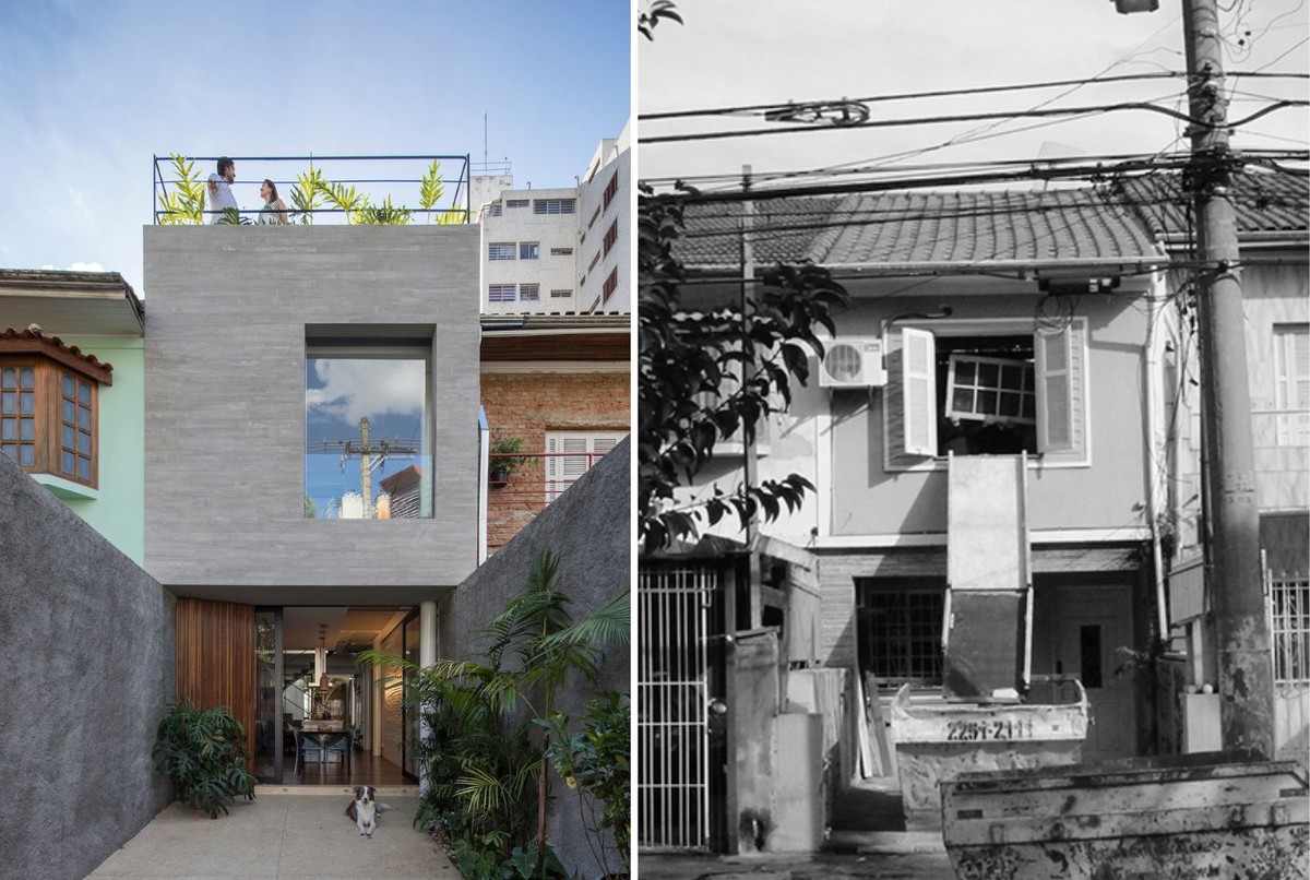 Resultado impactante! Casa antiga em SP é transforma em lar moderno com ...
